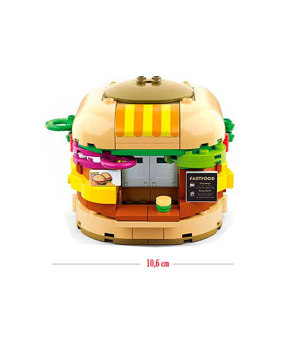 Puesto de Hamburguesas (Armable de 276 piezas) - Vamos a Jugar